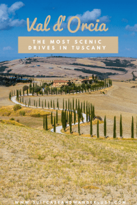 Most scenic drives in Tuscany